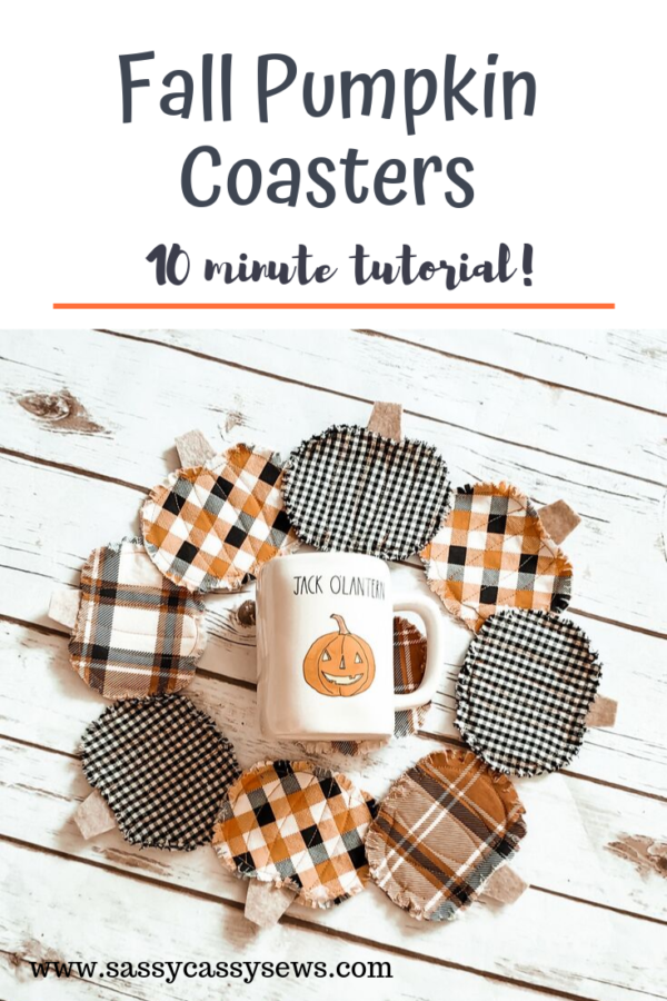 Pumpkin Coasters- A Fun and Festive Fall Tutorial | Sassy Cassy's