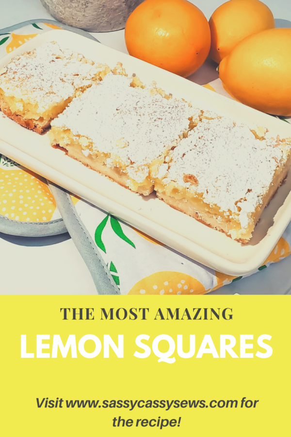 The Most Amazing Lemon Squares | Sassy Cassy's