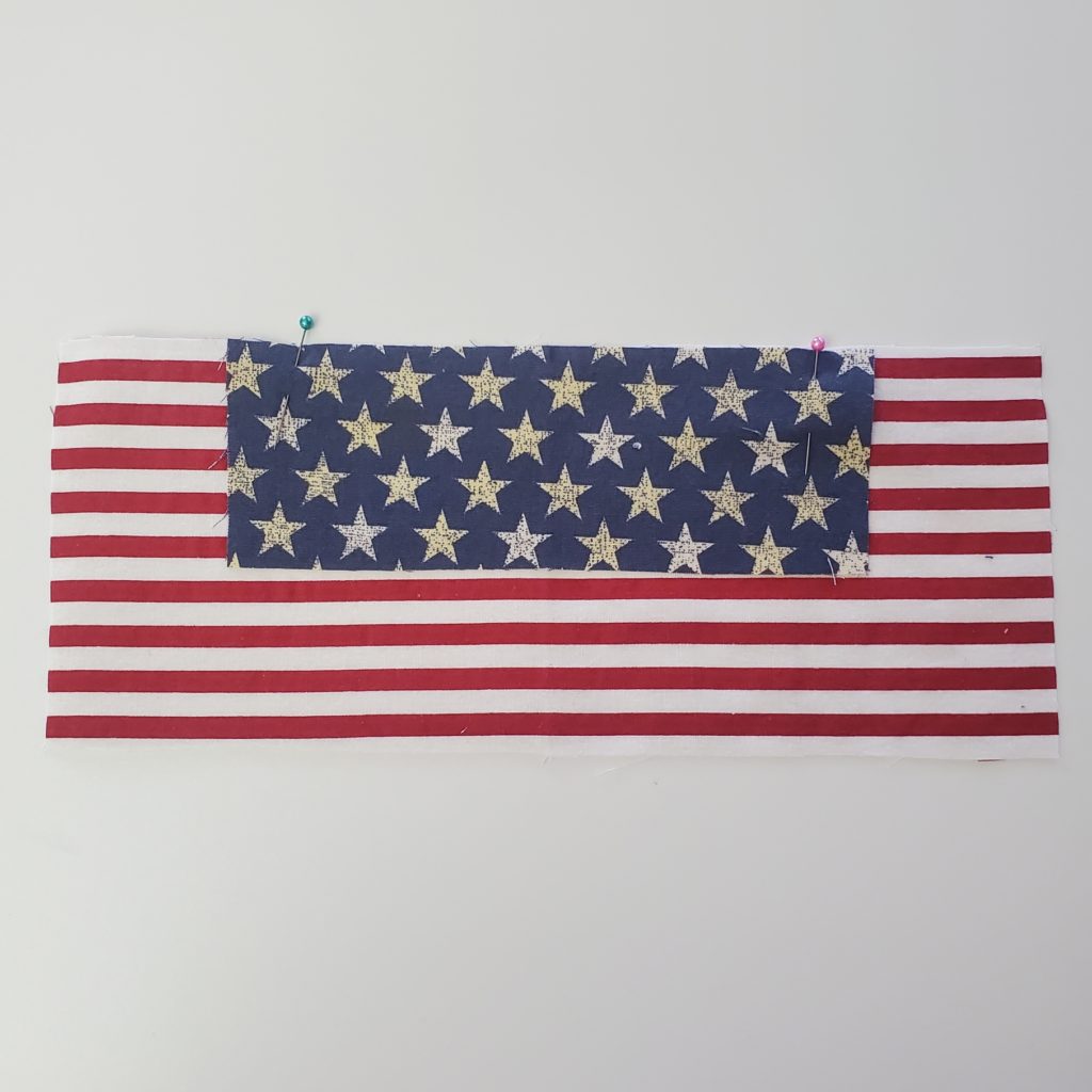 How Sew Patriotic Flags Using Fabric Scraps | Sassy Cassy's